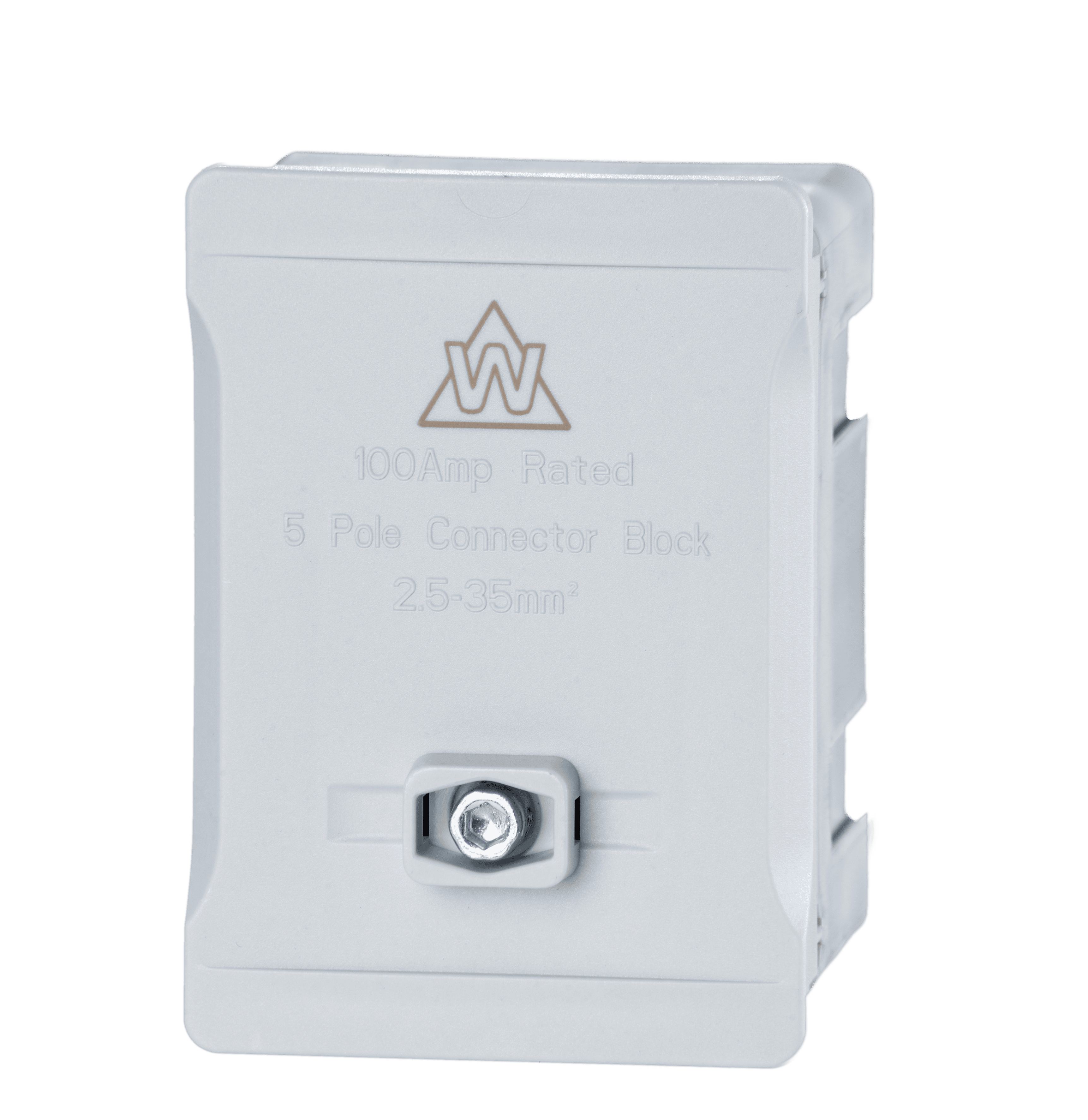 WCED Single Pole 100A terminal block (grey). WTB5-GY – UK EV Installers ...