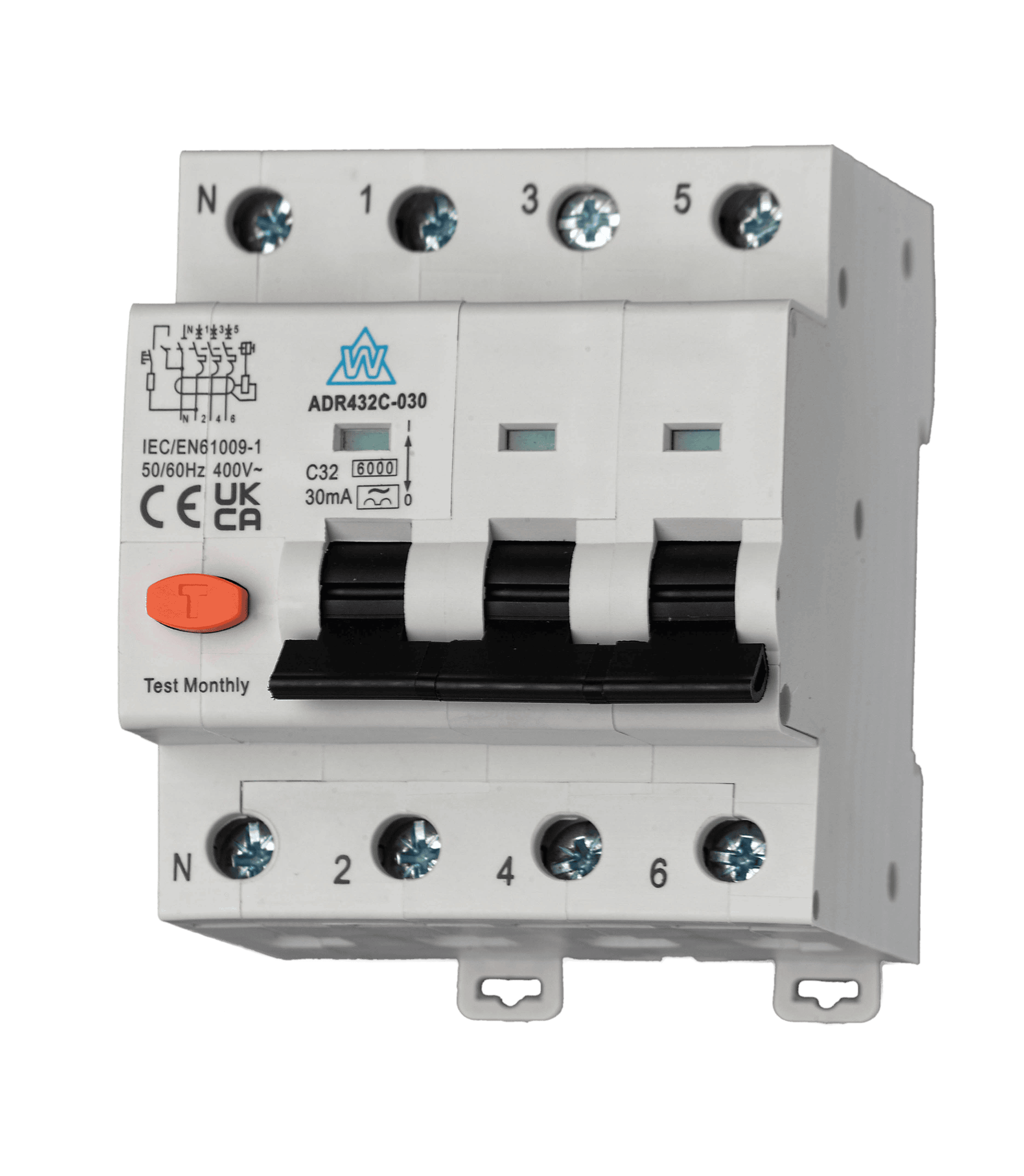 WCED High Immunity 4 Pole A Type (16-40A) RCBO. ADR***C-030 – UK EV Installers Shop