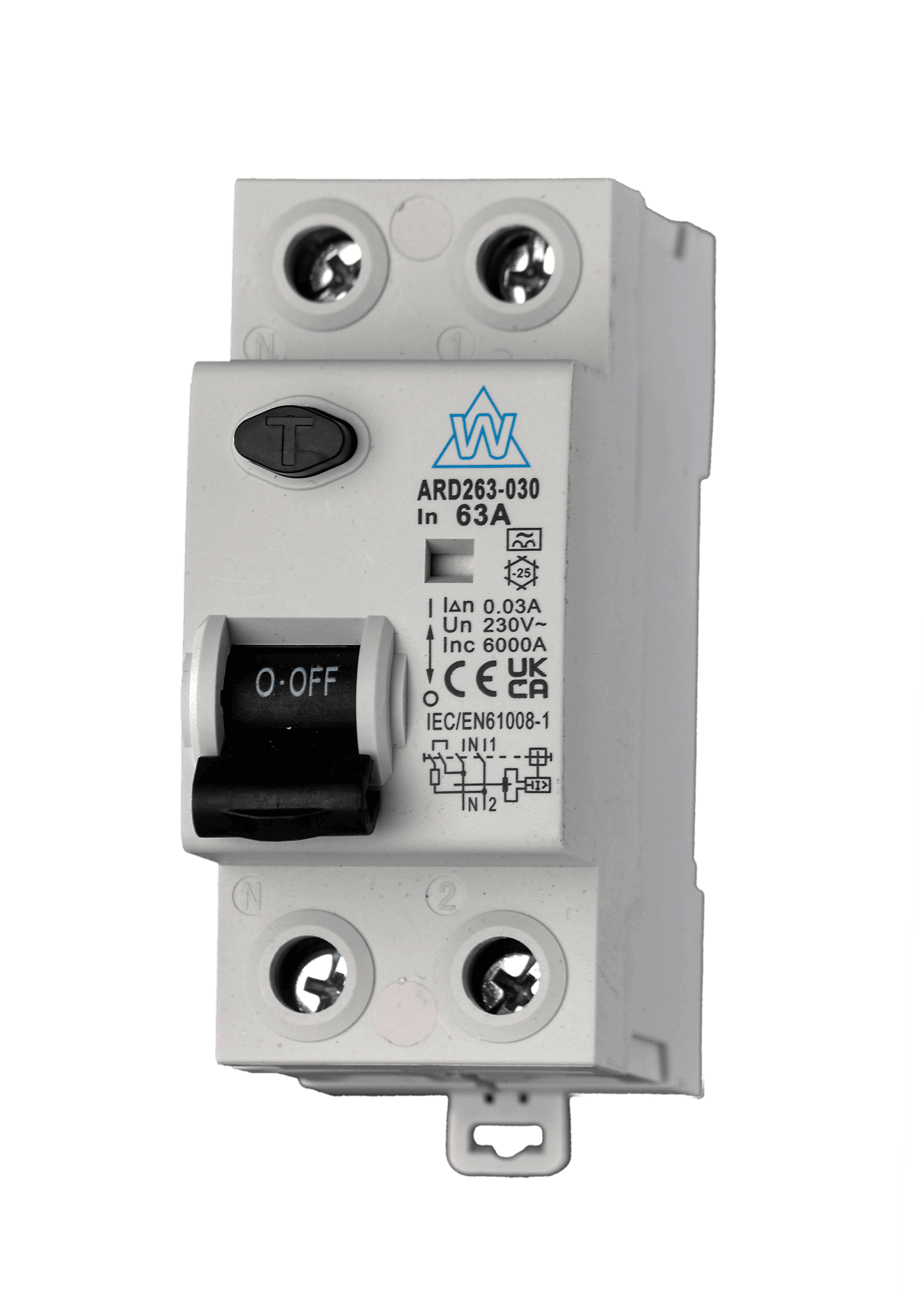 WCED Custom 50A MCB with 63A RCD in 4 way metal enclosure – UK EV Installers Shop