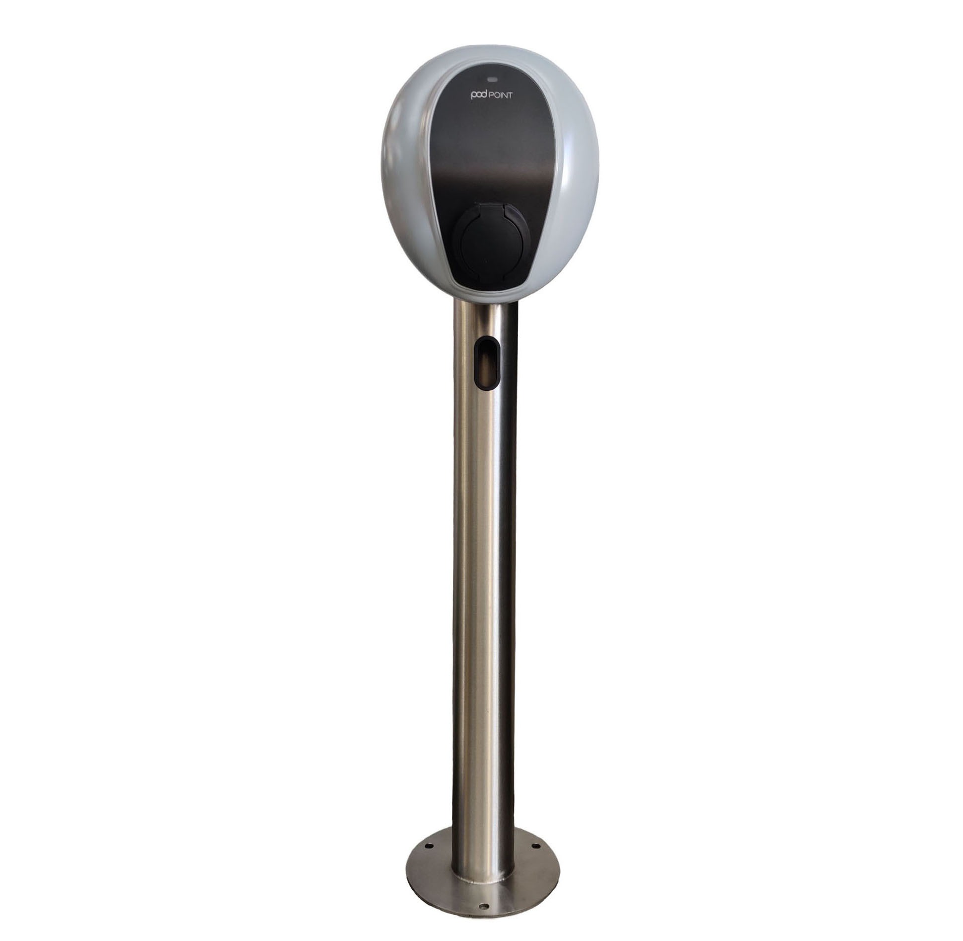 Pod Point Solo 3 Universal EV charger post/pedestal â€“ cylinder with ...