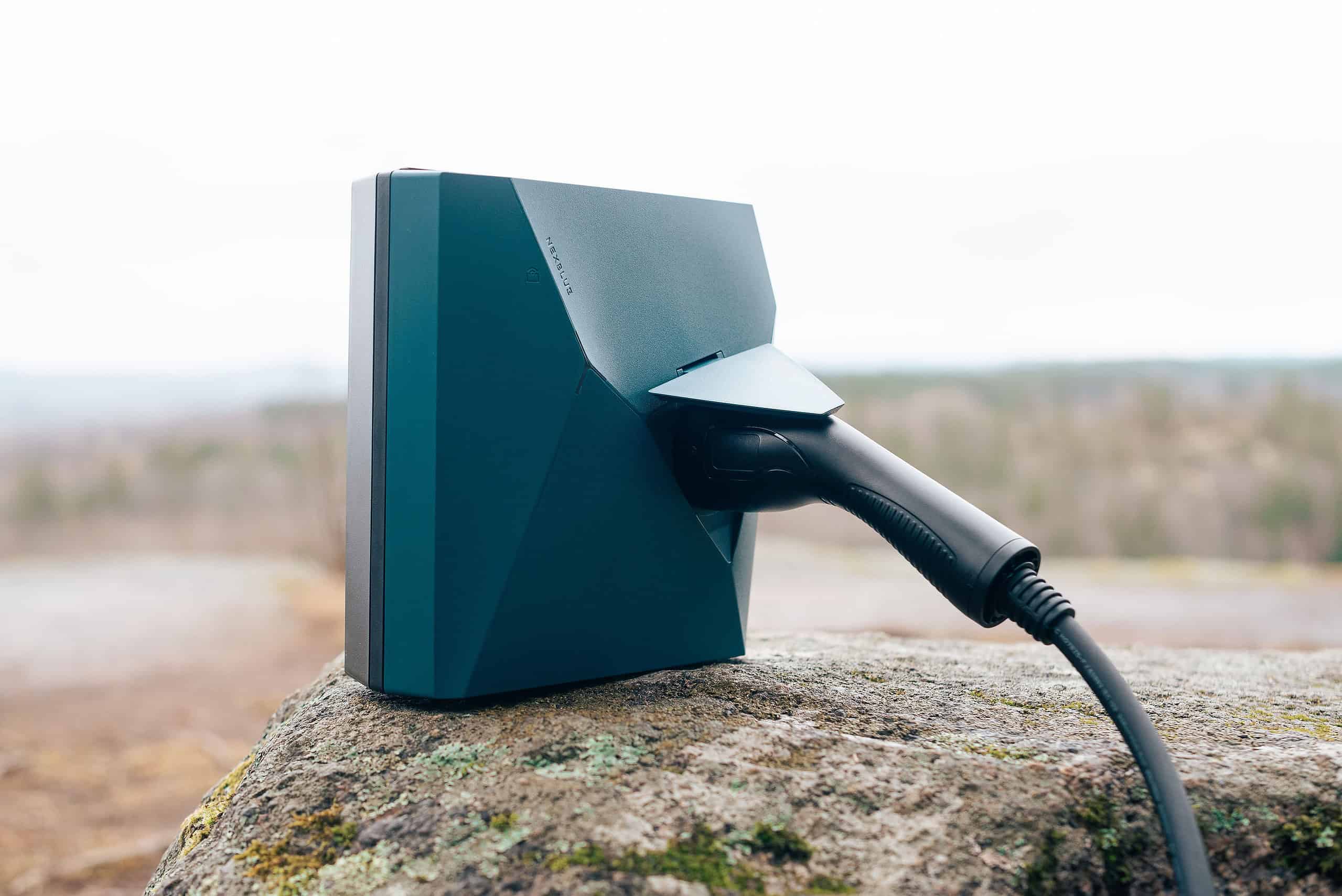 NexBlue Point 7.4kW EV Charger. NB2670A-BLACK – UK EV Installers Shop