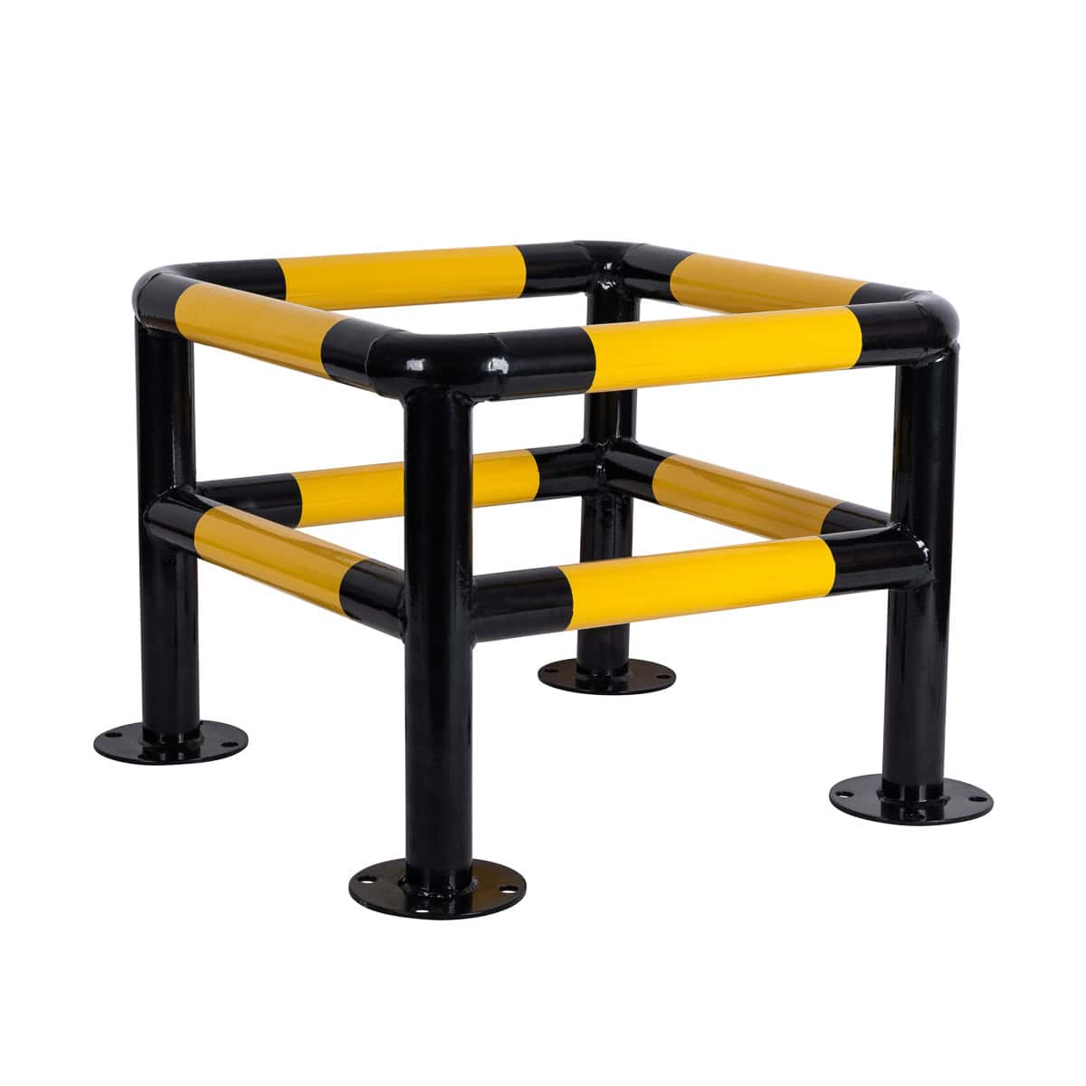 Charge M8 Steel Quad Post Barrier | 4 Side Protection | Black and ...