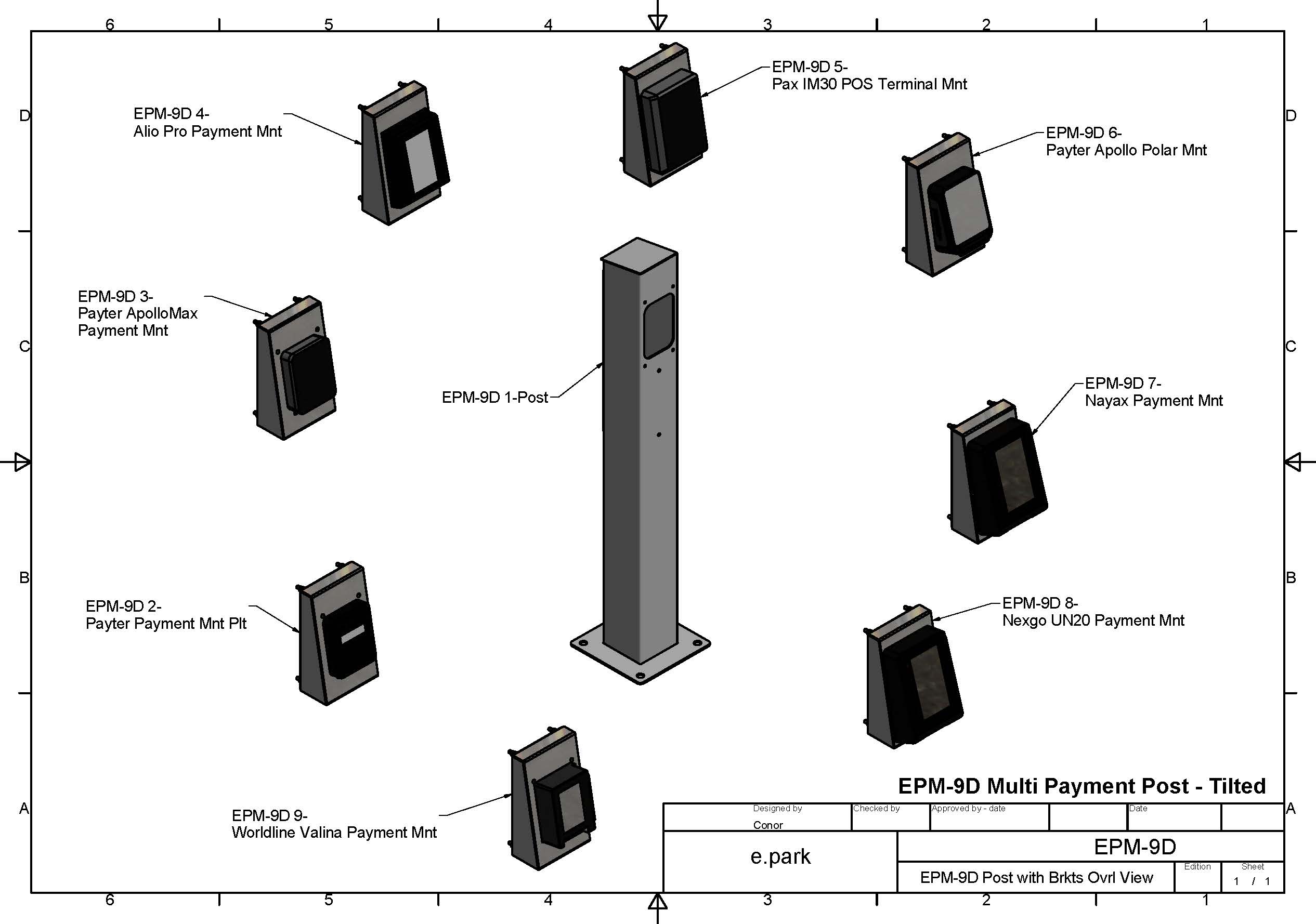 Payter Apollo P66 payment terminal (with modem) – UK EV Installers Shop
