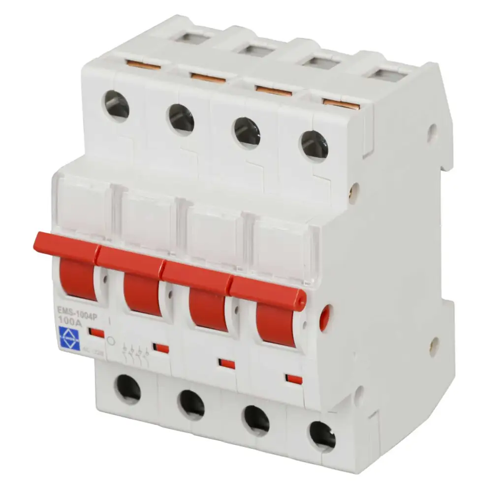 Lewden 100A 4-Pole Main Switch. BEMS-1004P – UK EV Installers Shop