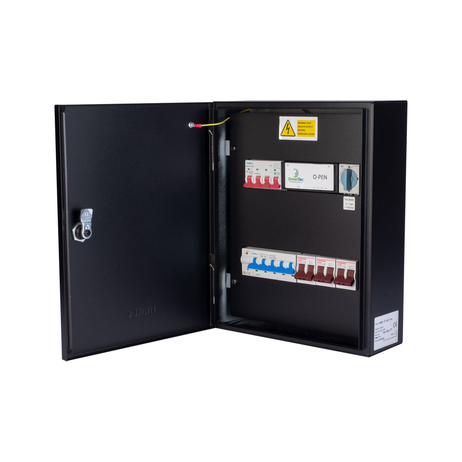matt:e ARD-3-63-ISL Connection centre with O-PEN® and automatic reset 5 ...