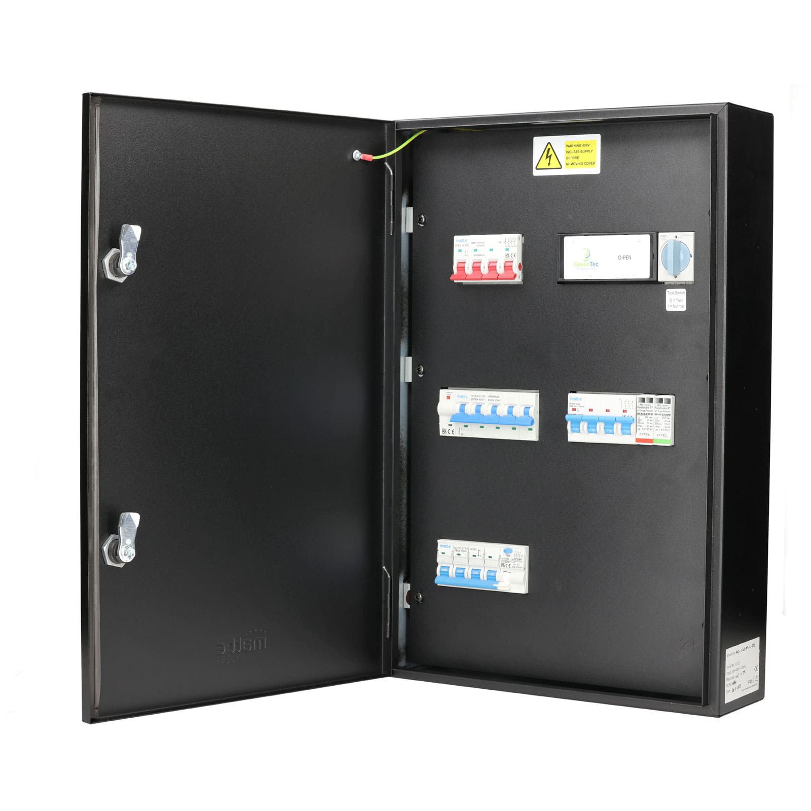 matt:e ARD-1-63-TP-R-SPD Connection centre with O-PEN®, automatic reset ...