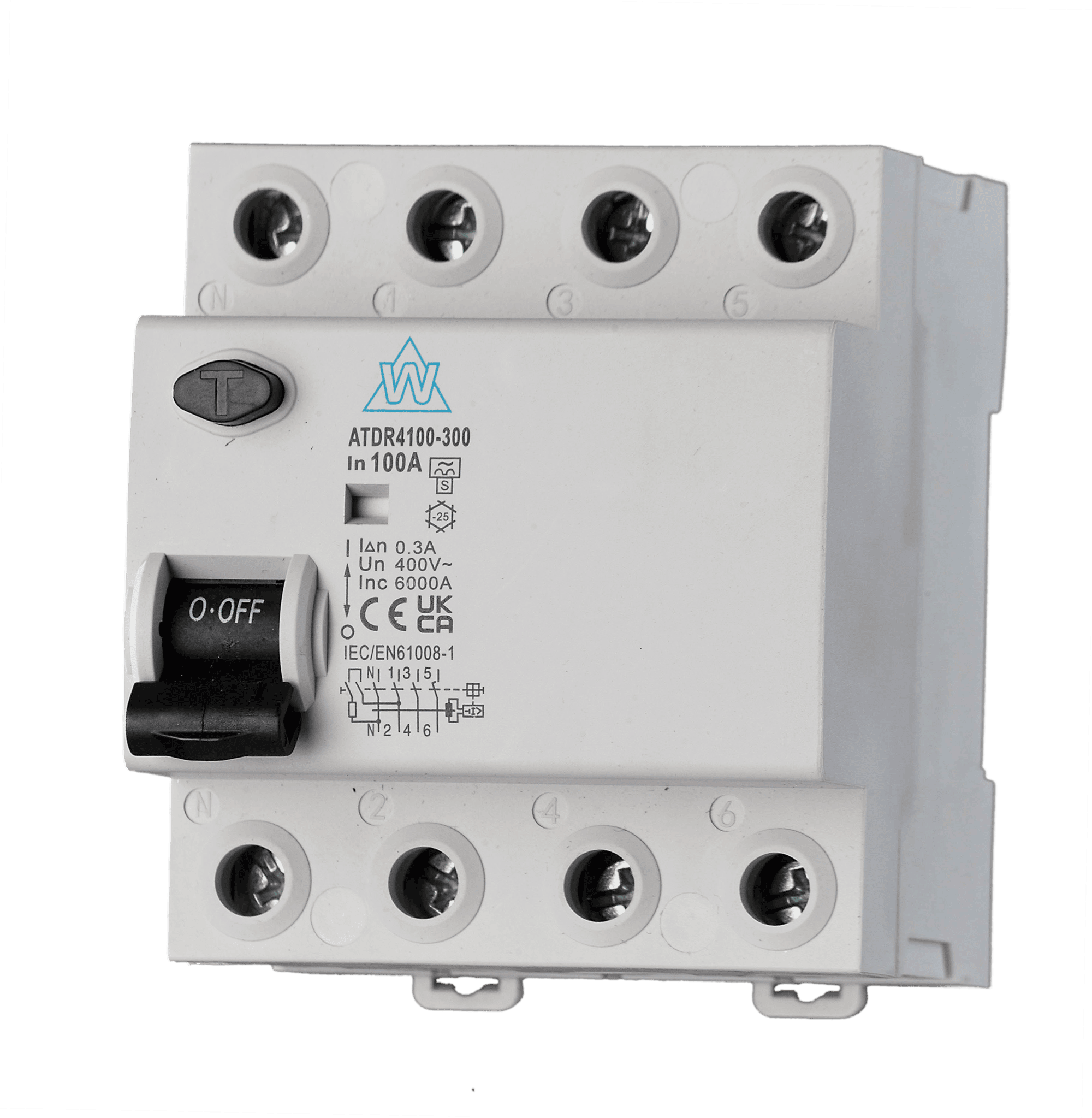 WCED 4 Pole 63A 30mA Type A High Immunity RCD. ATDR4 – UK EV Installers ...
