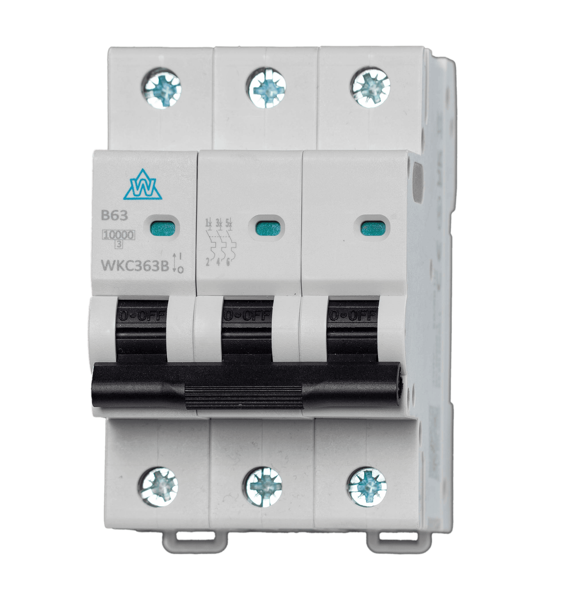 WCED 10KA MCB for TPN range. 3 pole – UK EV Installers Shop