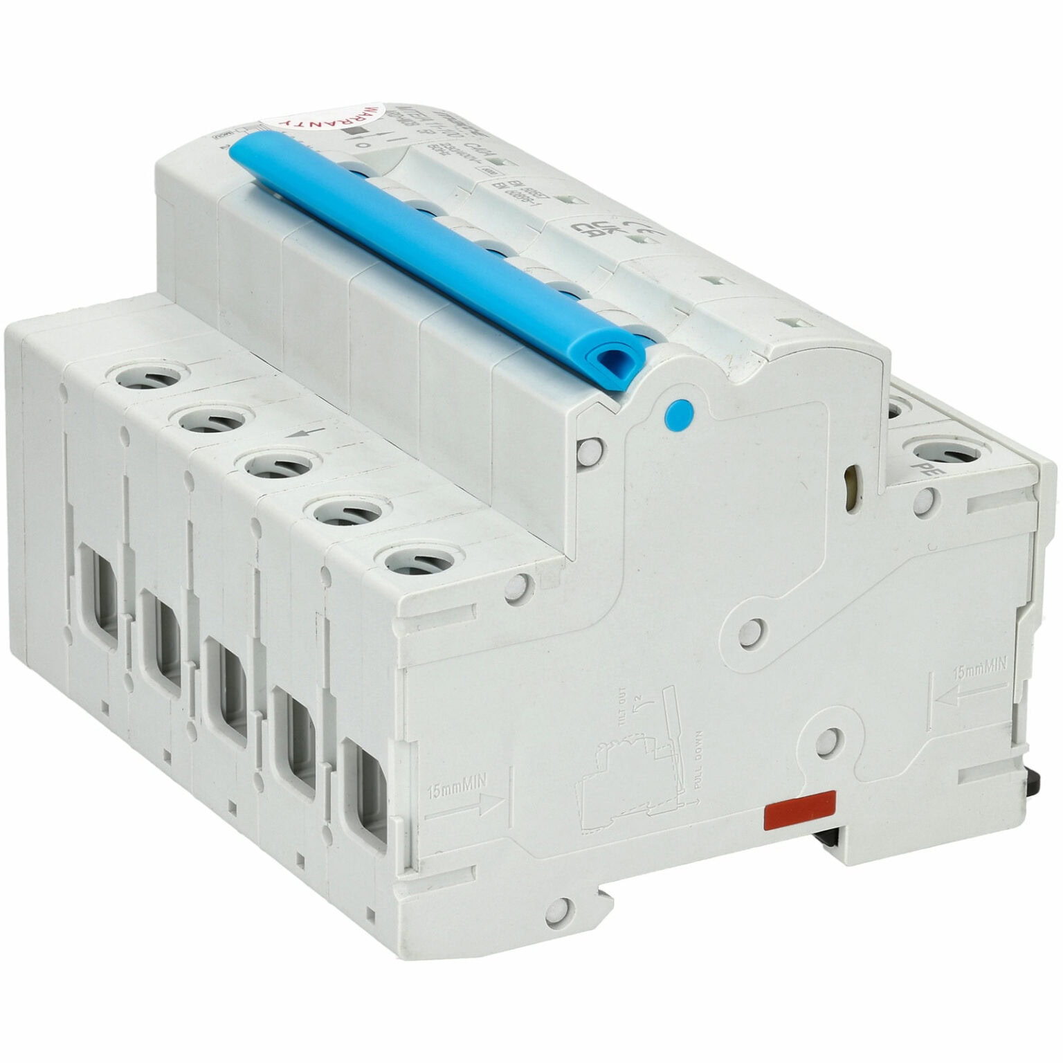 matt:e MTE/A 5P 40A Auto reset 5 Pole MCB with built in PEN fault protection. – UK EV Installers ...