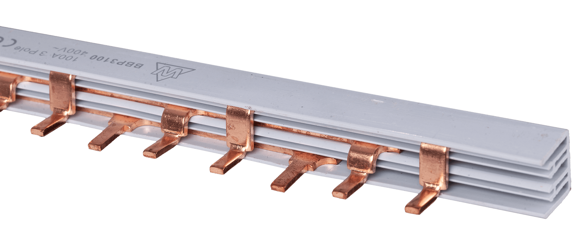 WCED 100A (1-4) pole Forked/Pin Type Bus bar. 1m length – UK EV ...