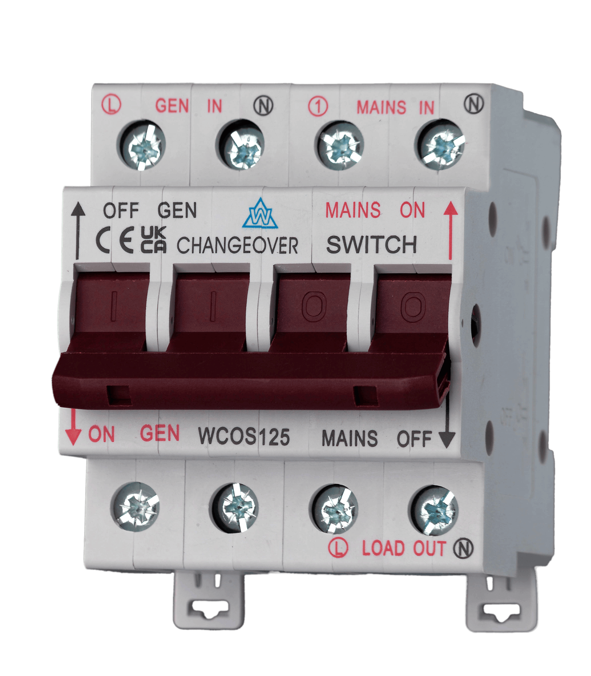 WCED 3 pole 32A IP66 Change over switches. WCOS3P32 – UK EV Installers Shop