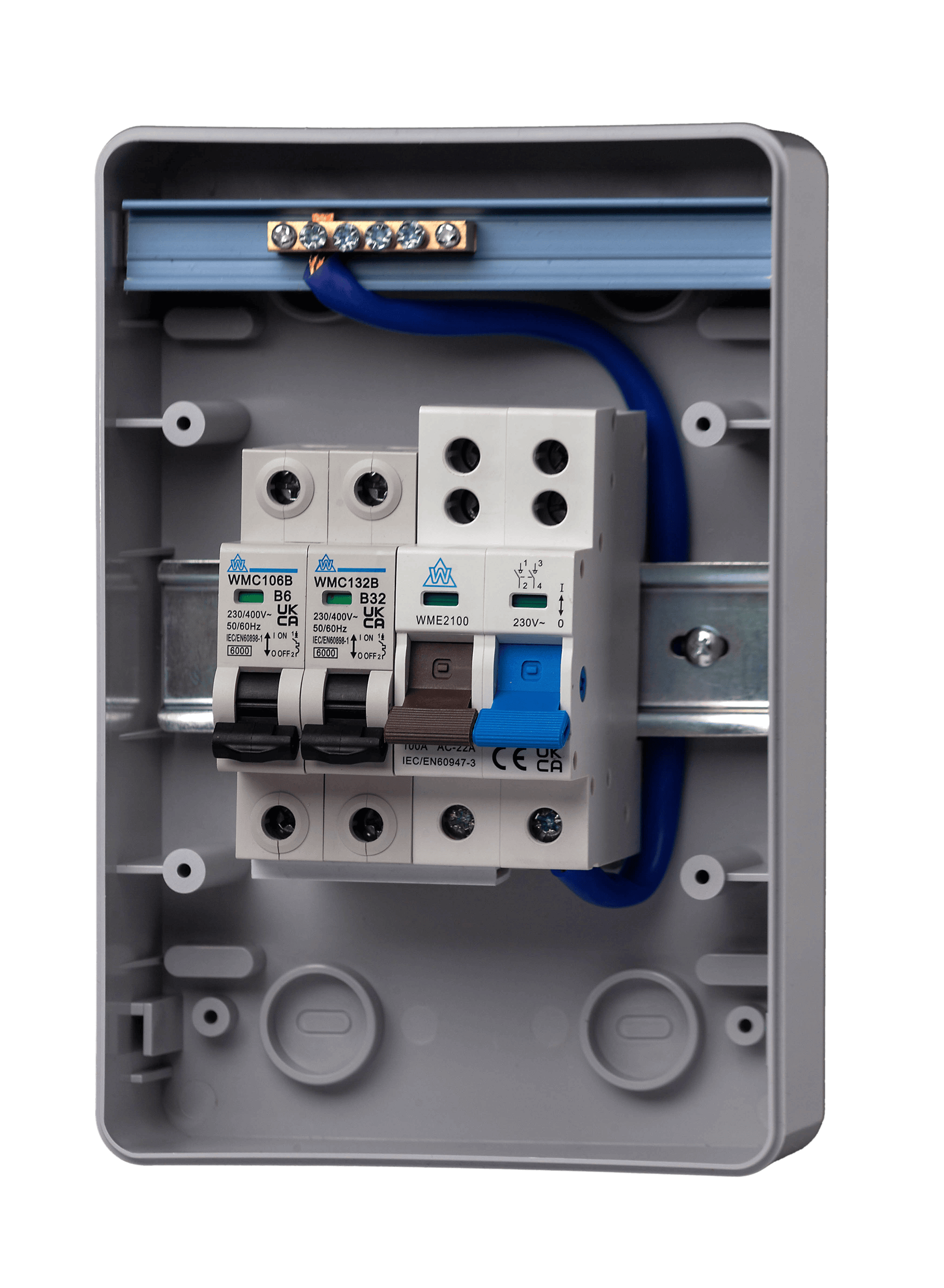 WCED Plastic 6A/16A B MCB 100A Main Switch Garage Unit. WPMS/616 – UK ...