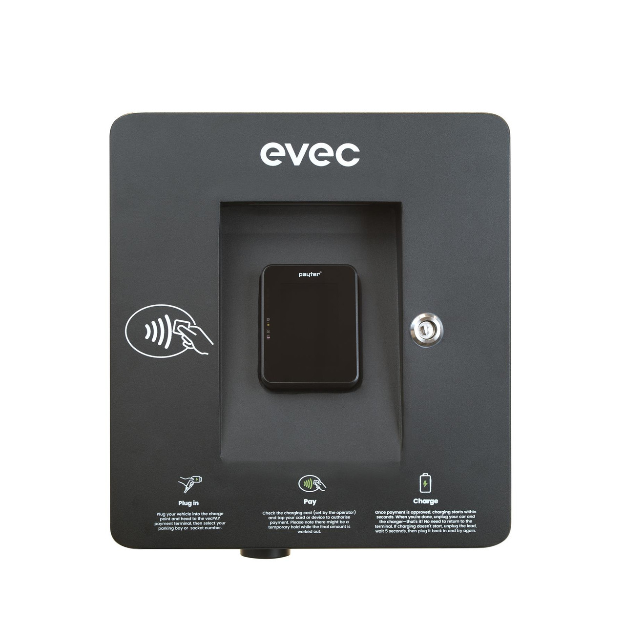 Evec Payment Wall Box with Light Sensing Controller and PAYTER. PAY-WAL ...