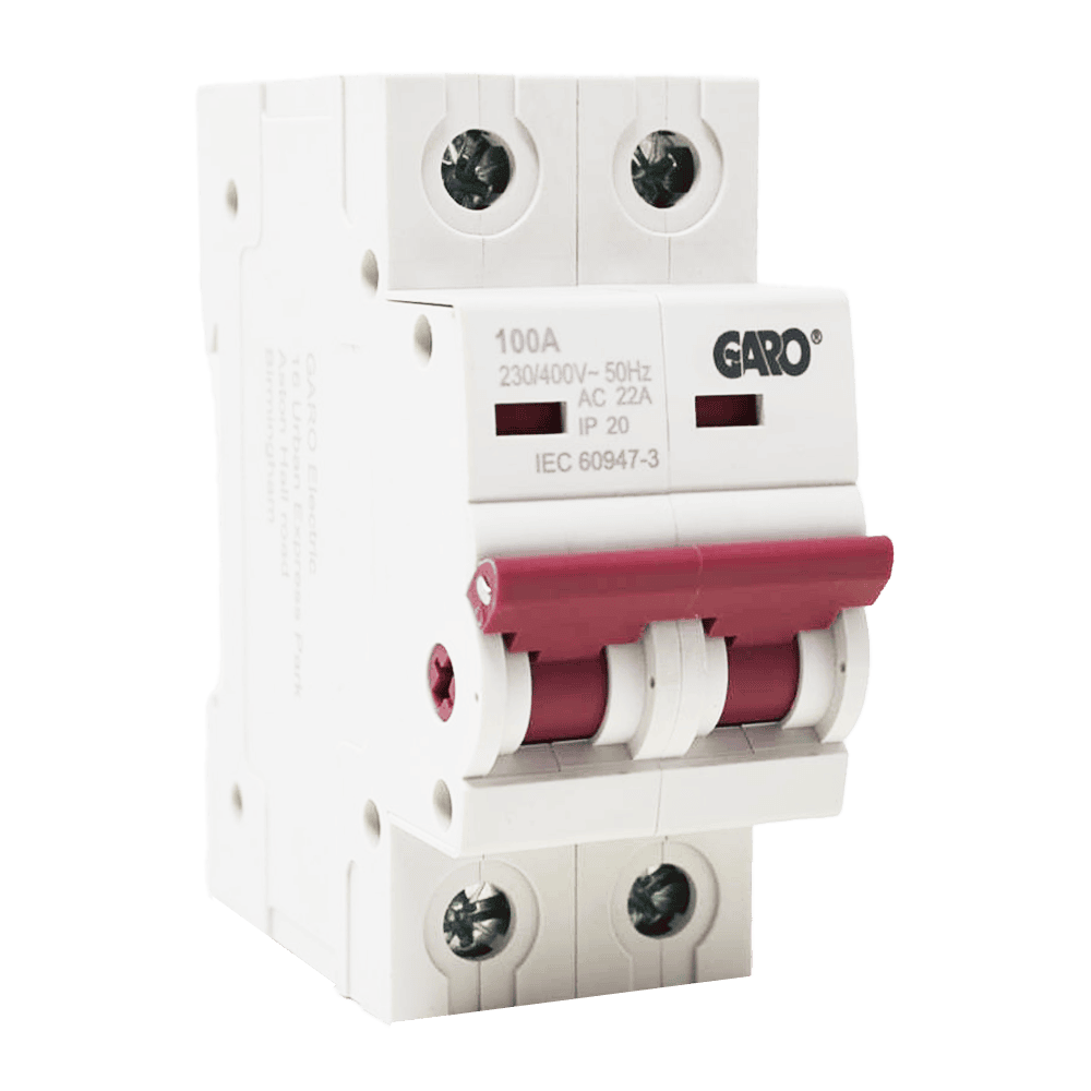 Garo 100A DP Isolator. DSV2100 – UK EV Installers Shop