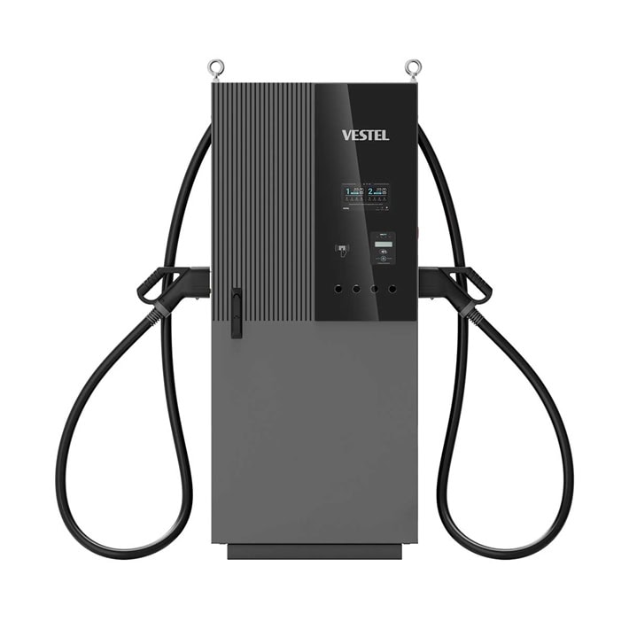 Vestel DC Spica 80 Fast Charger. 2 x CCS, 3.5m cable – UK EV Installers ...