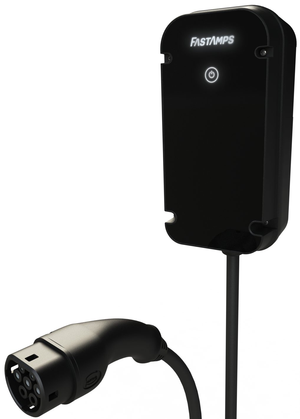 Alpha7 Gen4 EV Charger 7.4kW Tethered Black. A7-4-TBL – UK EV ...