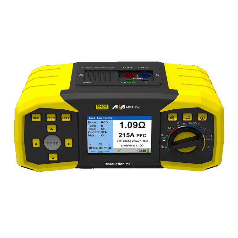 Di-Log ALVA MFT PRO – Installation Multifunction Tester. ALVAMFTPRO ...