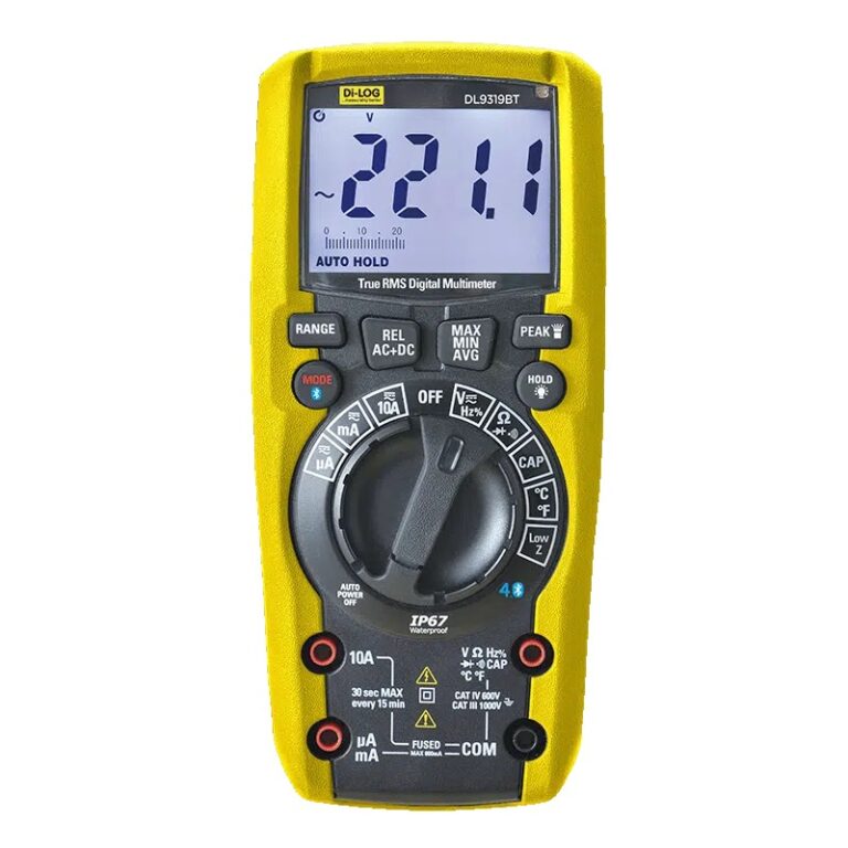 Di-Log Professional Heavy Duty TRMS Bluetooth Digital Multimeter ...