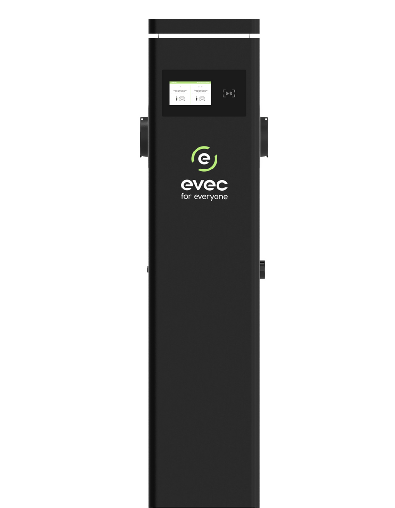EVEC vecSPRINT Pedestal dual 22kW socket Floor Mounted. EDP02-N – UK EV ...