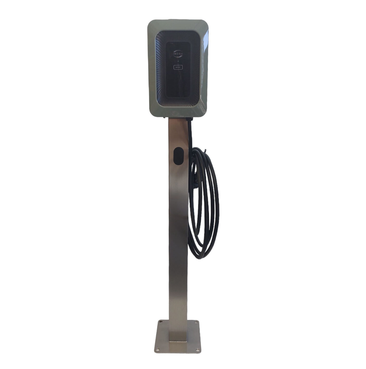 316 Grade Steel EV charger post – UK EV Installers Shop